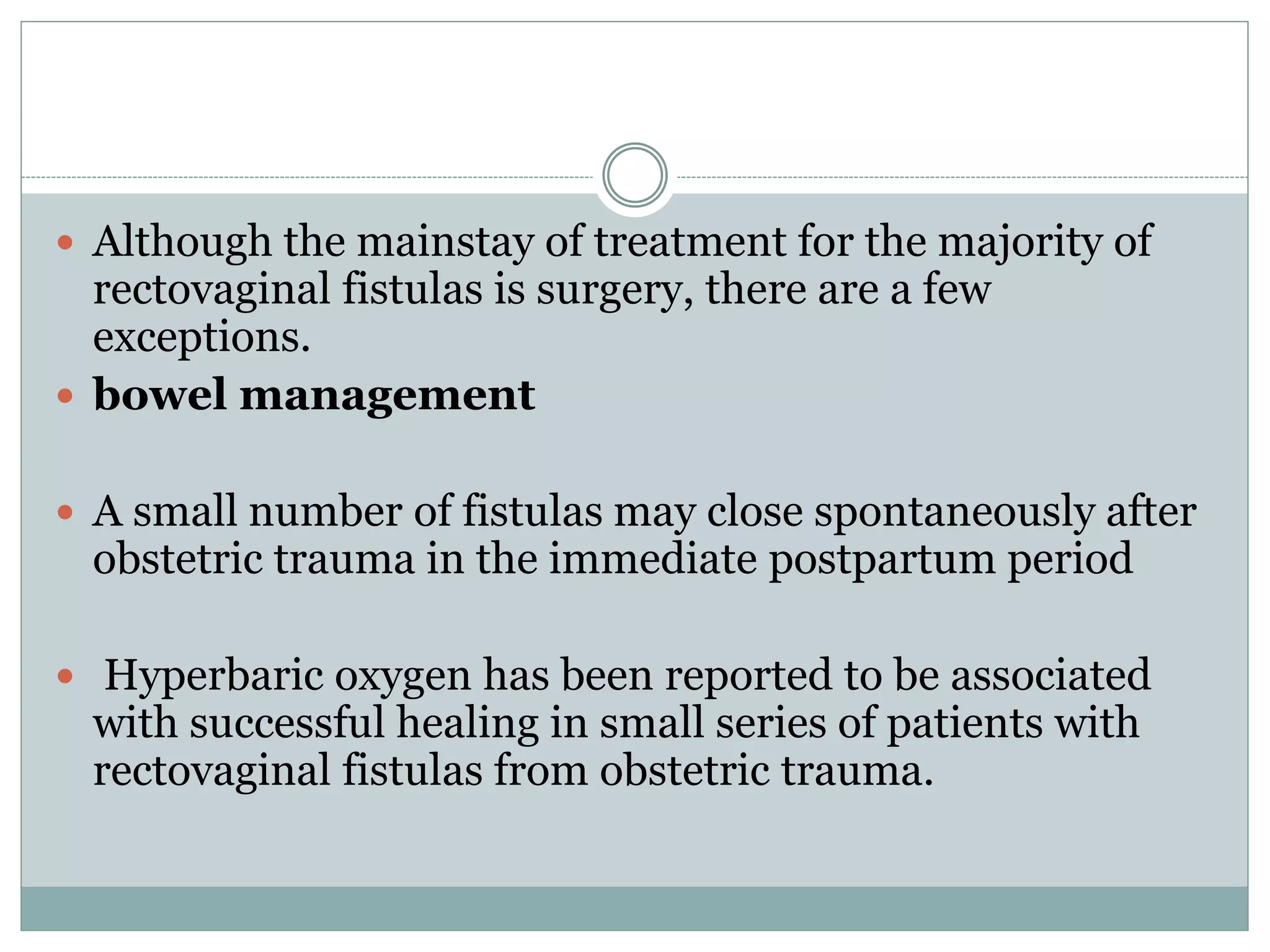 Rectovaginal and rectourethral fistulas | PPTX