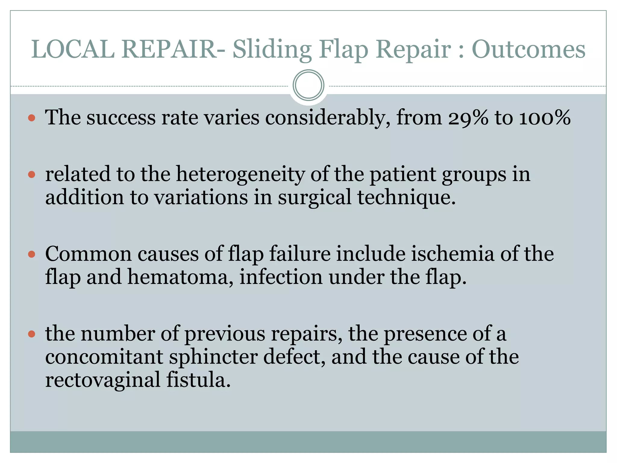 Rectovaginal and rectourethral fistulas | PPTX