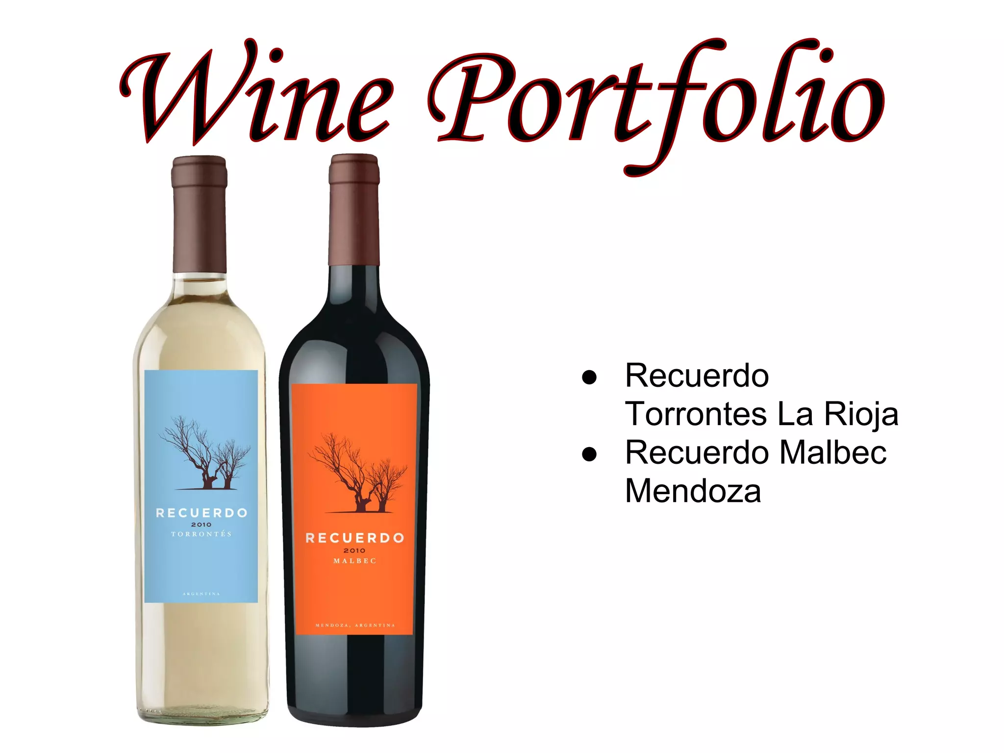 Recuerdo wines | PDF