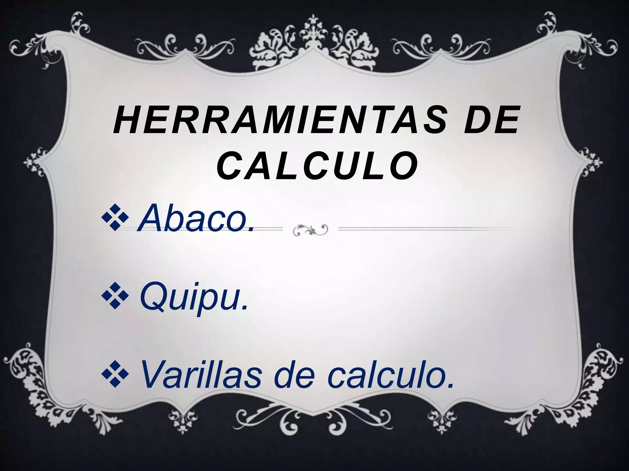 algunas herramientas de calculo matemático | PPT