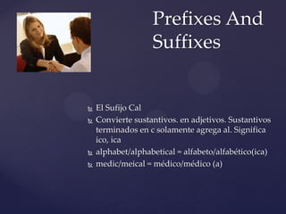 Partes del Habla | PPT