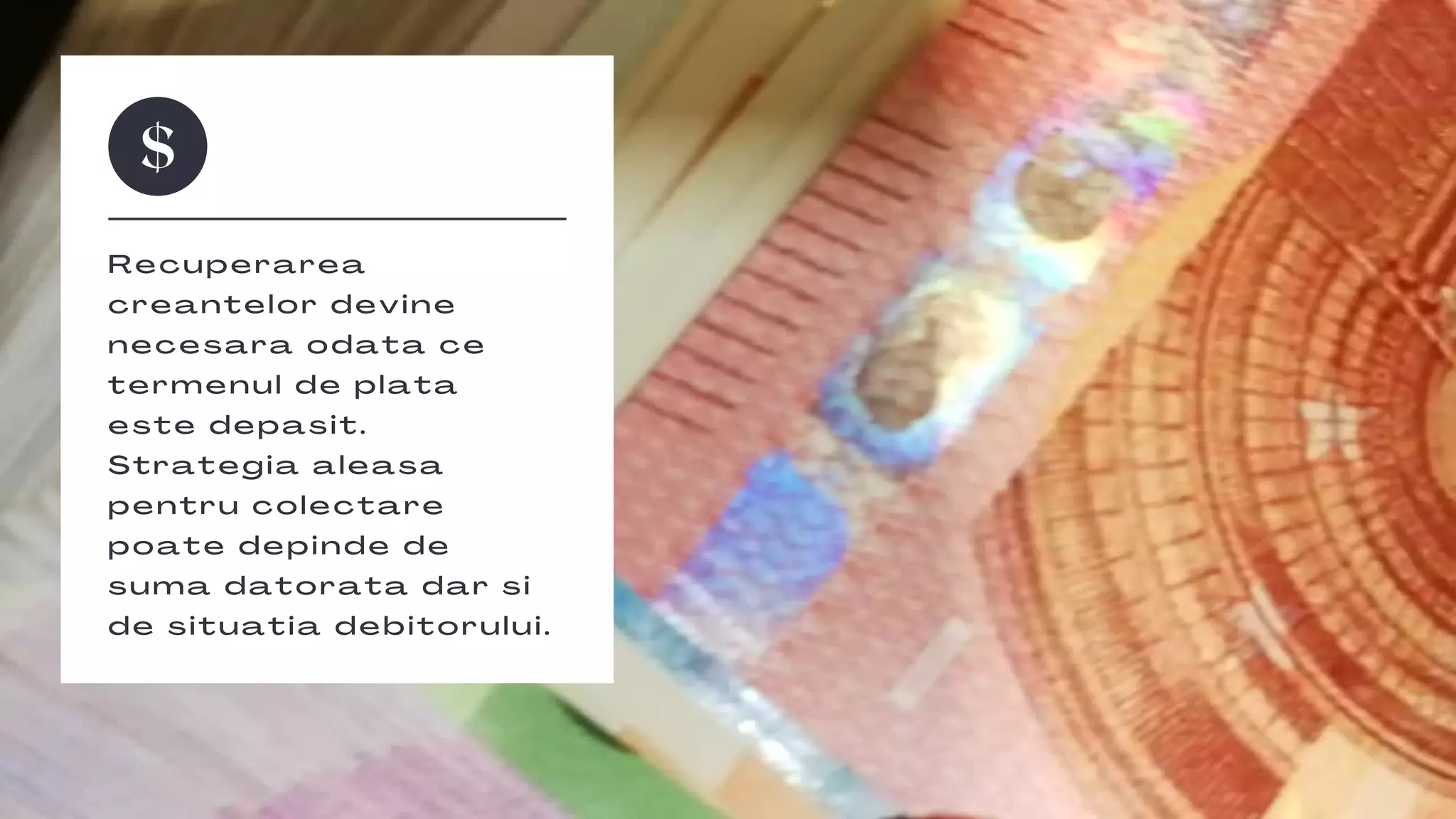 Recuperare creante | PPT