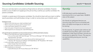 Startup Recruiting Workbook: Sourcing and Interview Process | PPT