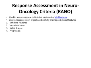 recent advancement in management of Recurrent Glioblastoma | PPTX