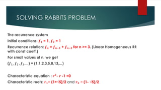Modeling with Recurrence Relations | PPTX