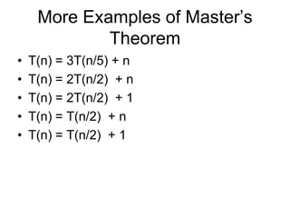Recurrence relationclass 5 | PPT