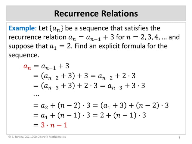 Recurrence relations | PDF | Chemistry | Science