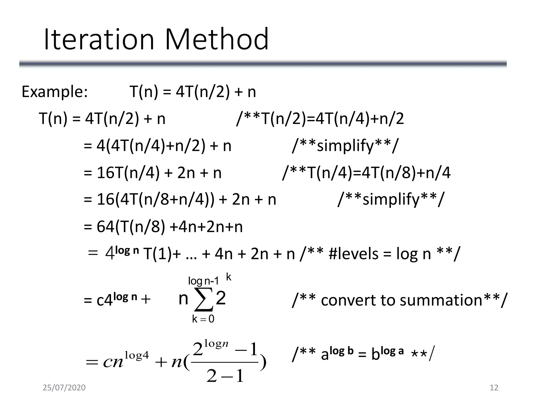 Recurrence relation solutions | PDF