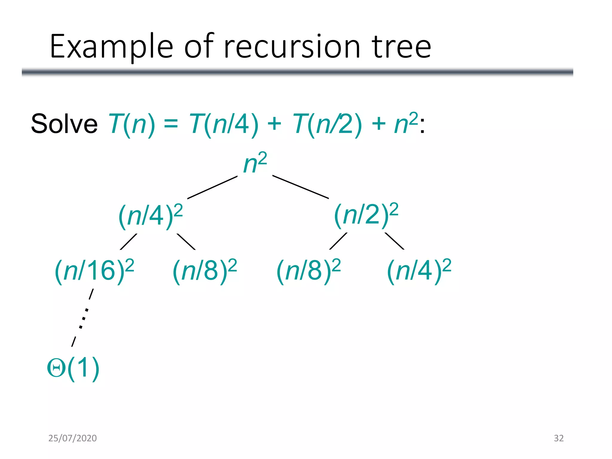 Recurrence relation solutions | PDF