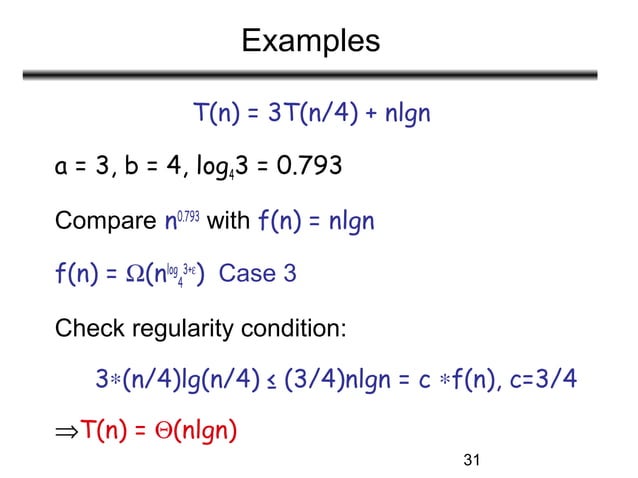 Recurrences | PPT