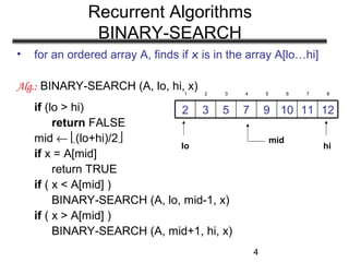 Recurrences | PPT