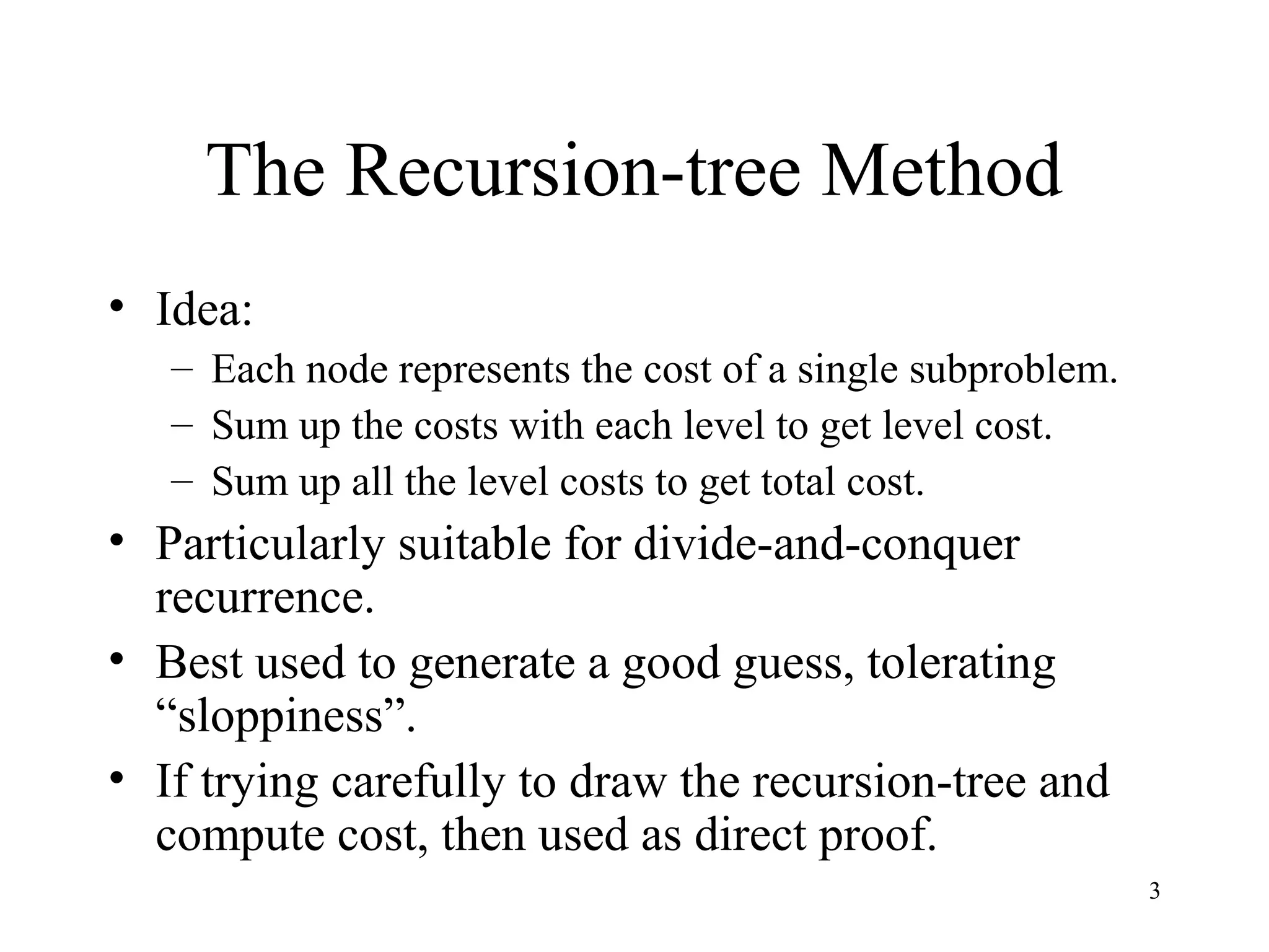 Recurrence theorem | PPT
