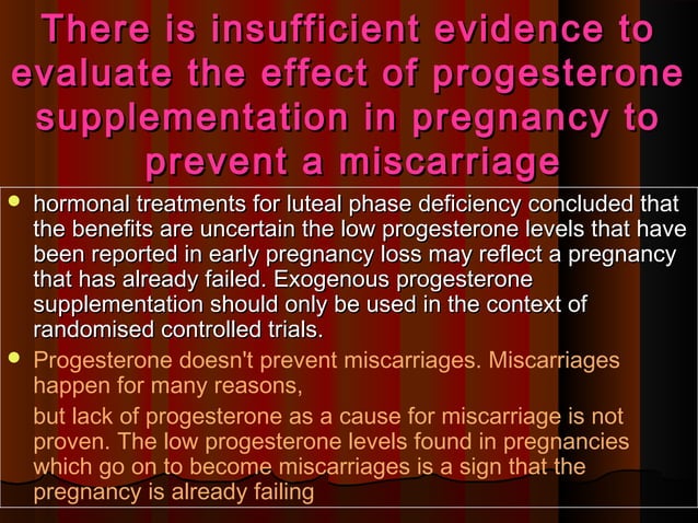 Recurrent miscarriage guidelines | PPT