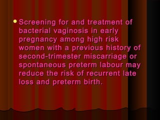 Recurrent miscarriage guidelines | PPT