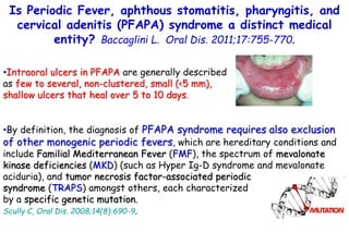 Recurrent aphthous stomatitis | PPTX