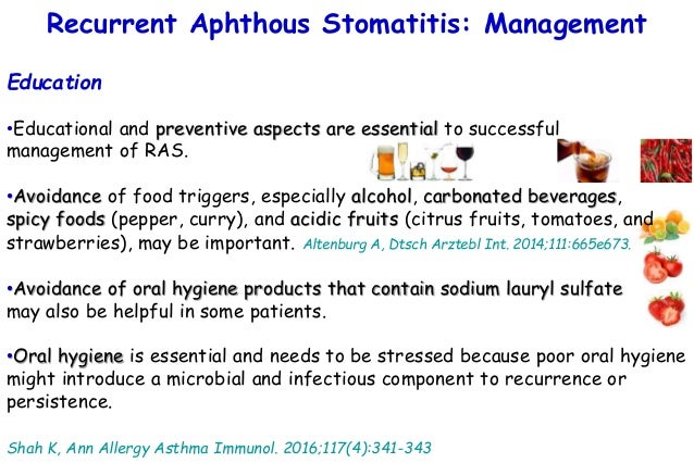 Recurrent aphthous stomatitis