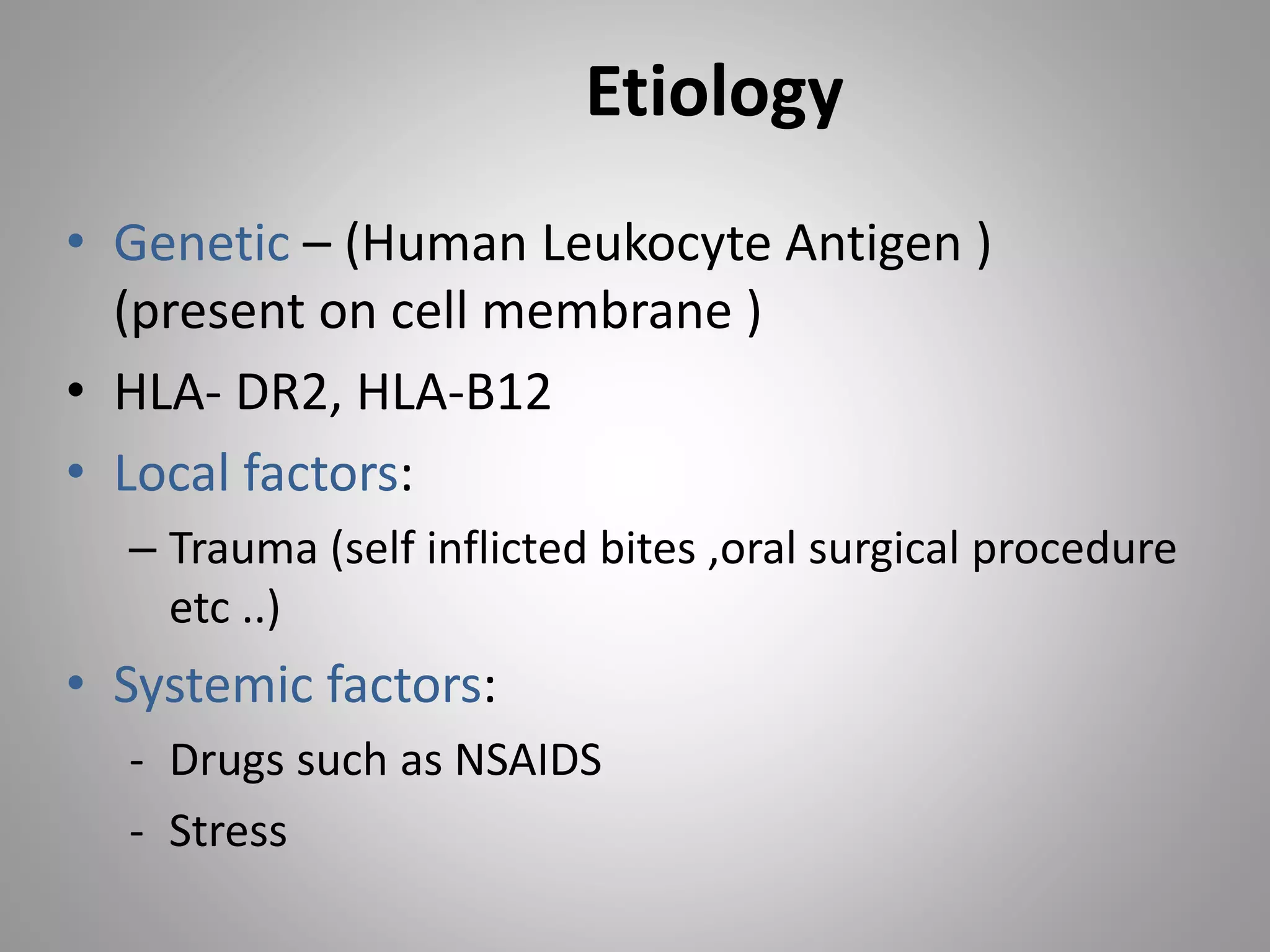Allergic and Immunologic Diseases of Oral Cavity | PPTX