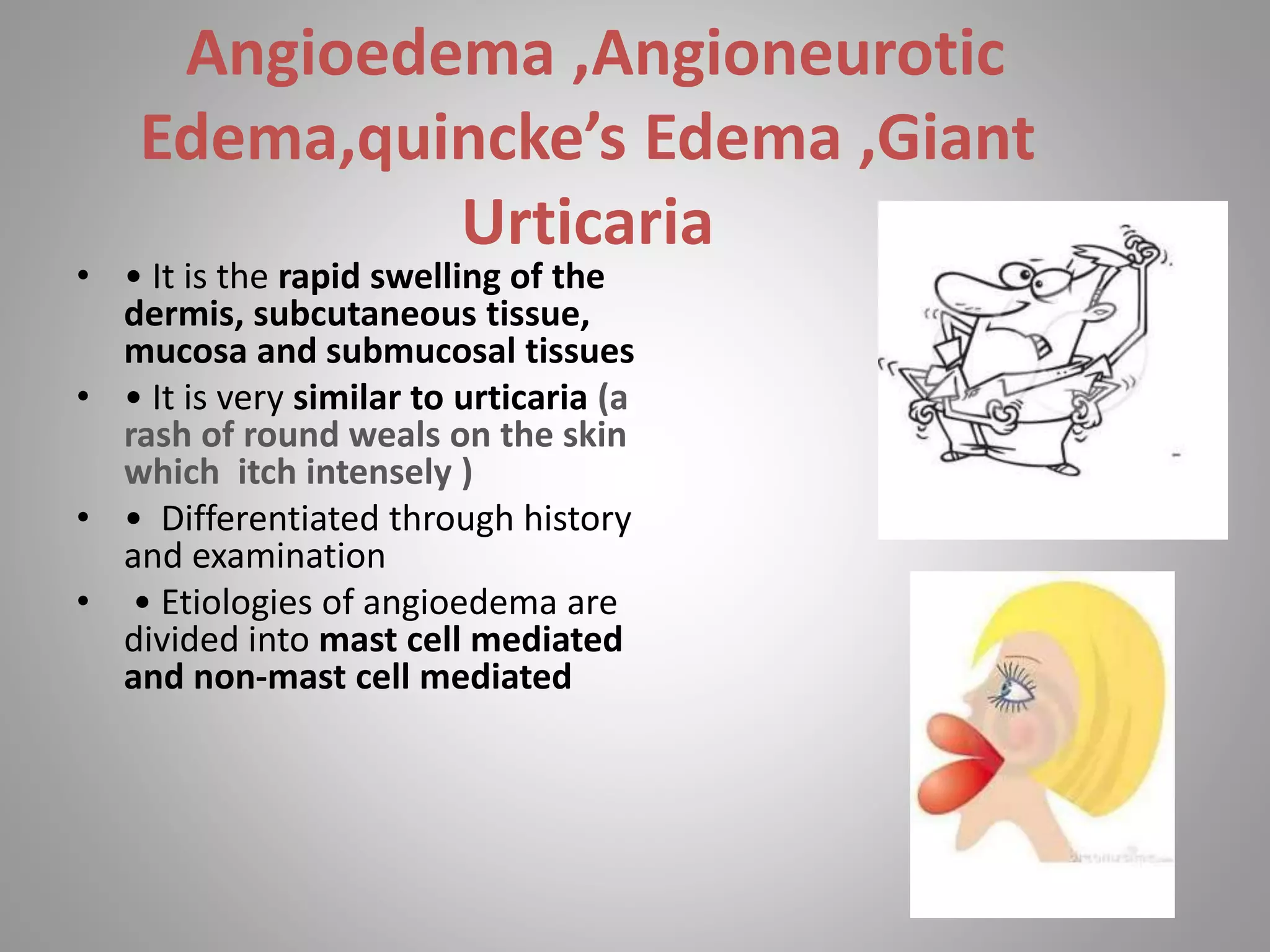 Allergic and Immunologic Diseases of Oral Cavity | PPTX