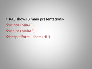 Allergic and Immunologic Diseases of Oral Cavity | PPTX