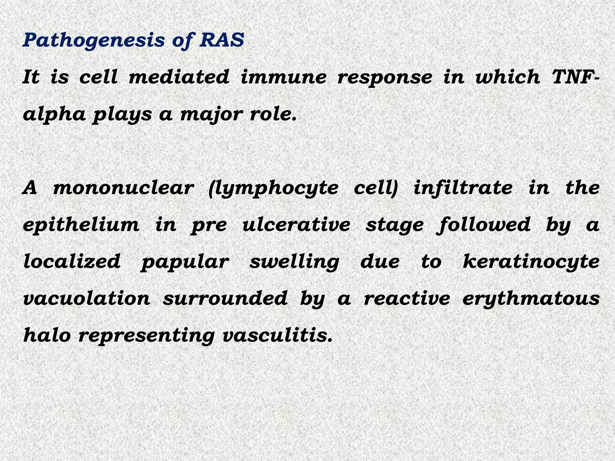 Recurrent aphthous ulcers (RAS).pptx