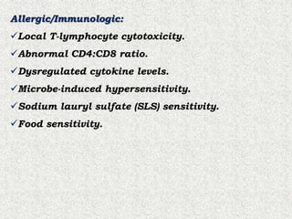 Recurrent aphthous ulcers (RAS).pptx