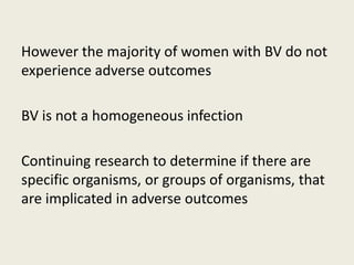 Scientific Sessions 2015: Recurrent BV and candidiasis | PPTX | Sexual ...