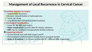 Recurrent Cervical Carcinoma: Management.pptx
