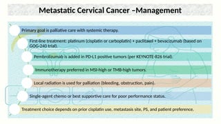Recurrent Cervical Carcinoma: Management.pptx