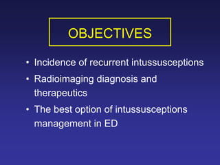 Recurrent Intussusception | PDF