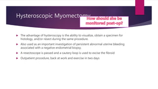 Case Study: Recurrent myoma with menorrhagia | PPT