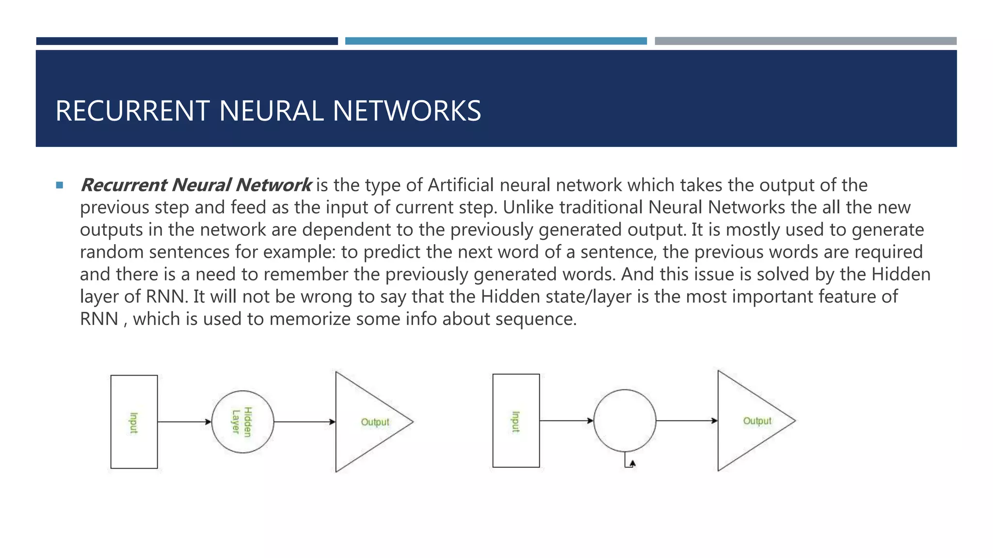 Recurrent Neural Network Pptx Computing Technology And Computing