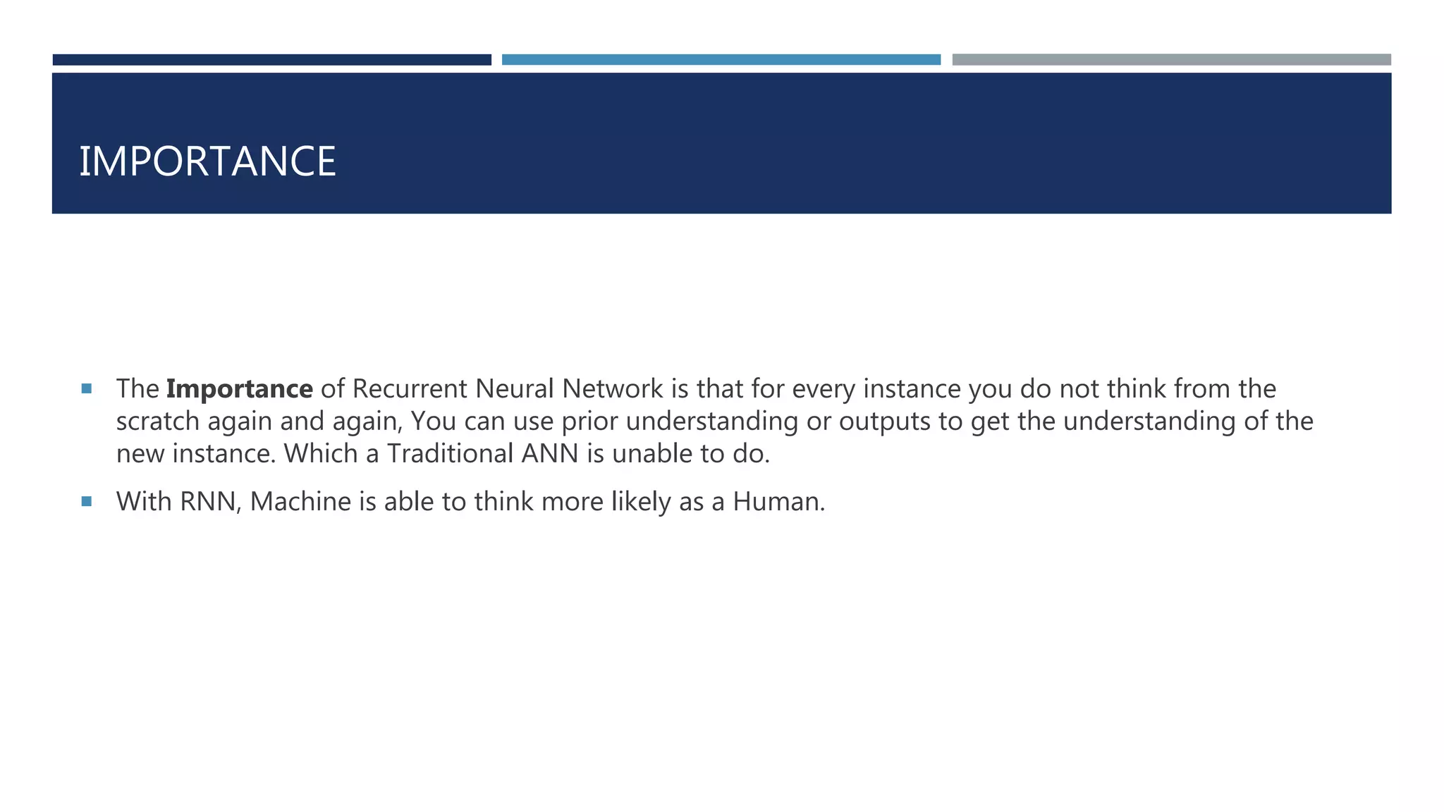 Recurrent neural network | PPTX