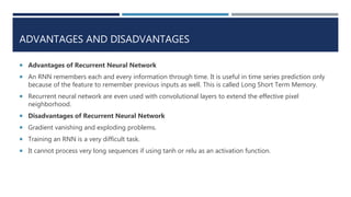 Recurrent neural network | PPTX