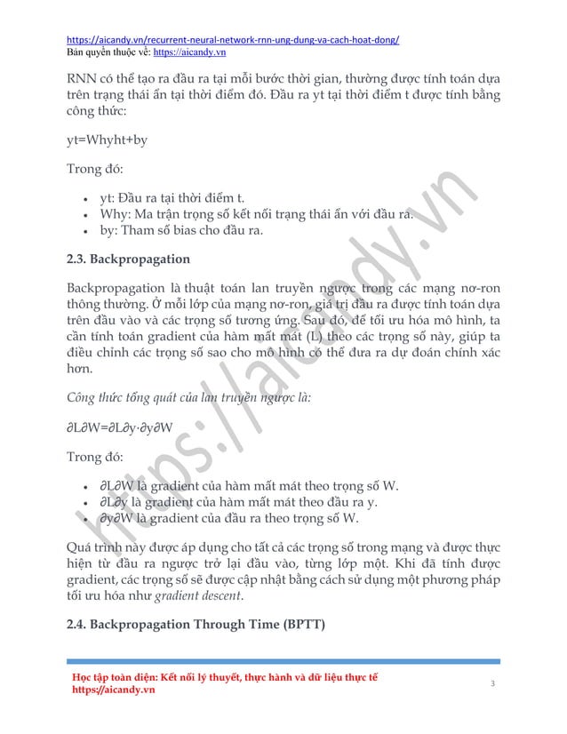 Recurrent Neural Network (RNN) - Ứng dụng và cách hoạt động.pdf