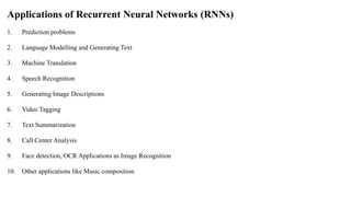 Recurrent neural networks rnn | PDF