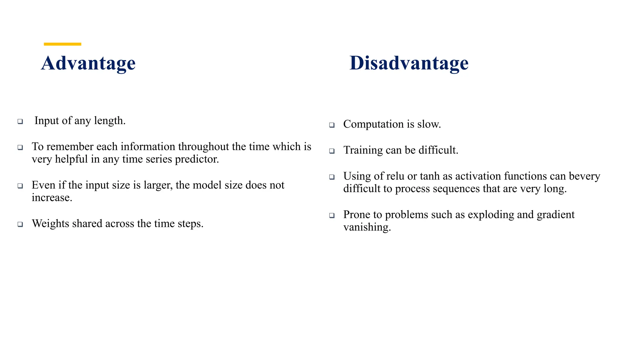 Recurrent Neural Networks Rnns Pptx Artificial Intelligence