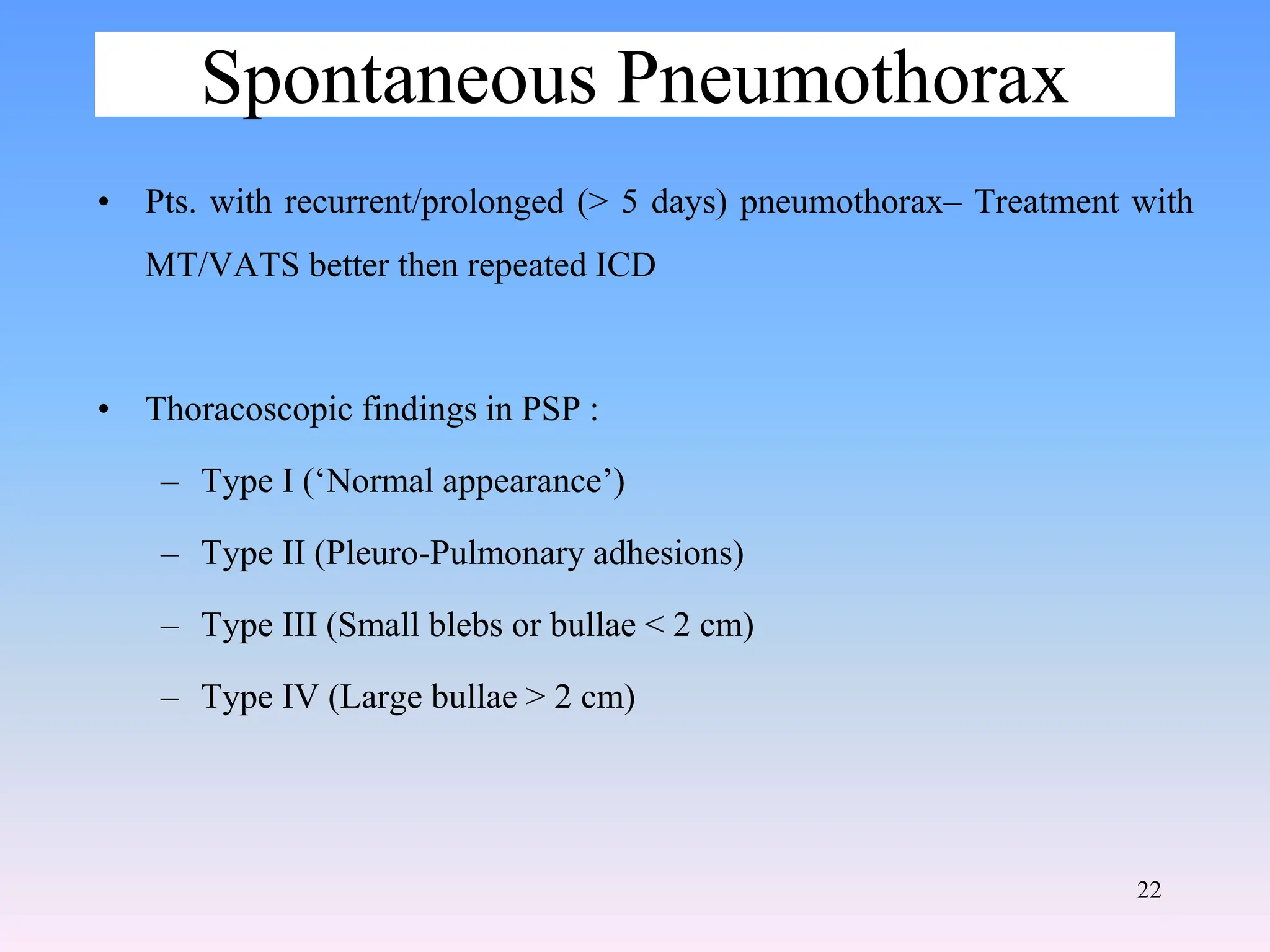 Recurrent Pneumothorax and Pleural Effusion Role of Pleuroscopy ...