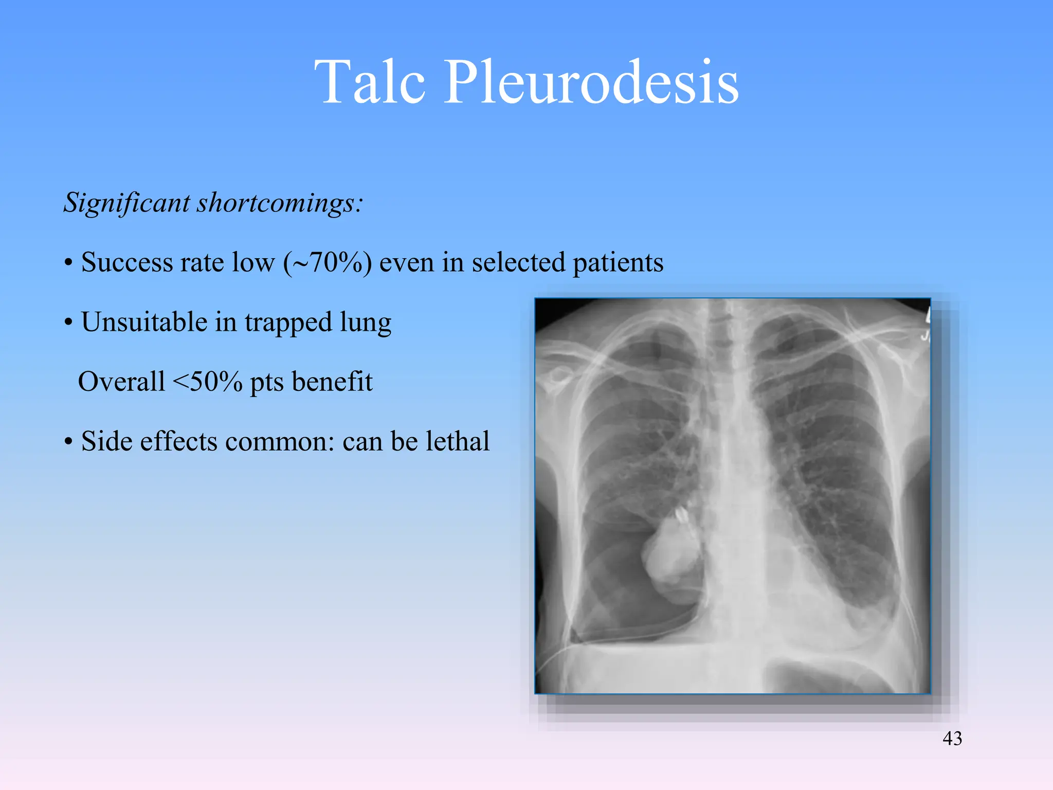 Recurrent Pneumothorax and Pleural Effusion Role of Pleuroscopy ...