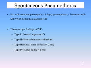 Recurrent Pneumothorax and Pleural Effusion Role of Pleuroscopy ...