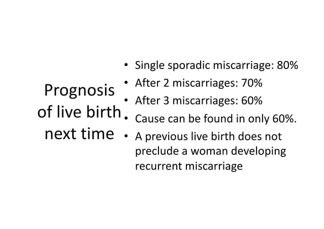 Recurrent Pregnancy Loss Ppt