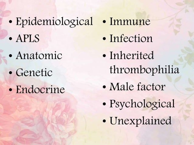 Recurrent Pregnancy Loss Causes And Diagnosis Myths And Facts