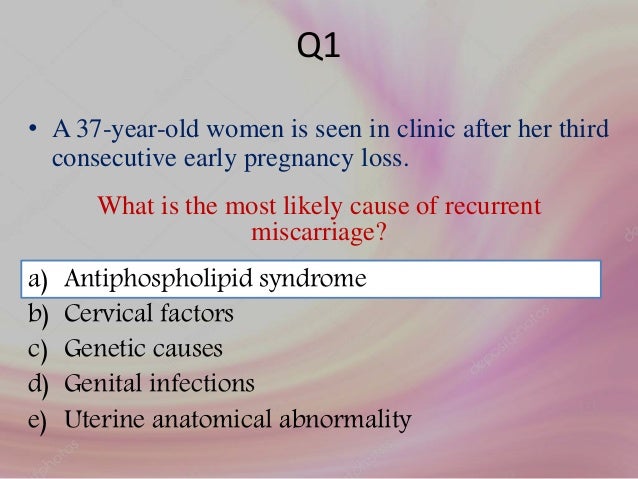 Recurrent Pregnancy Loss Causes And Diagnosis Myths And Facts Evid…