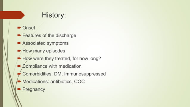 Recurrent pv discharge | PPTX