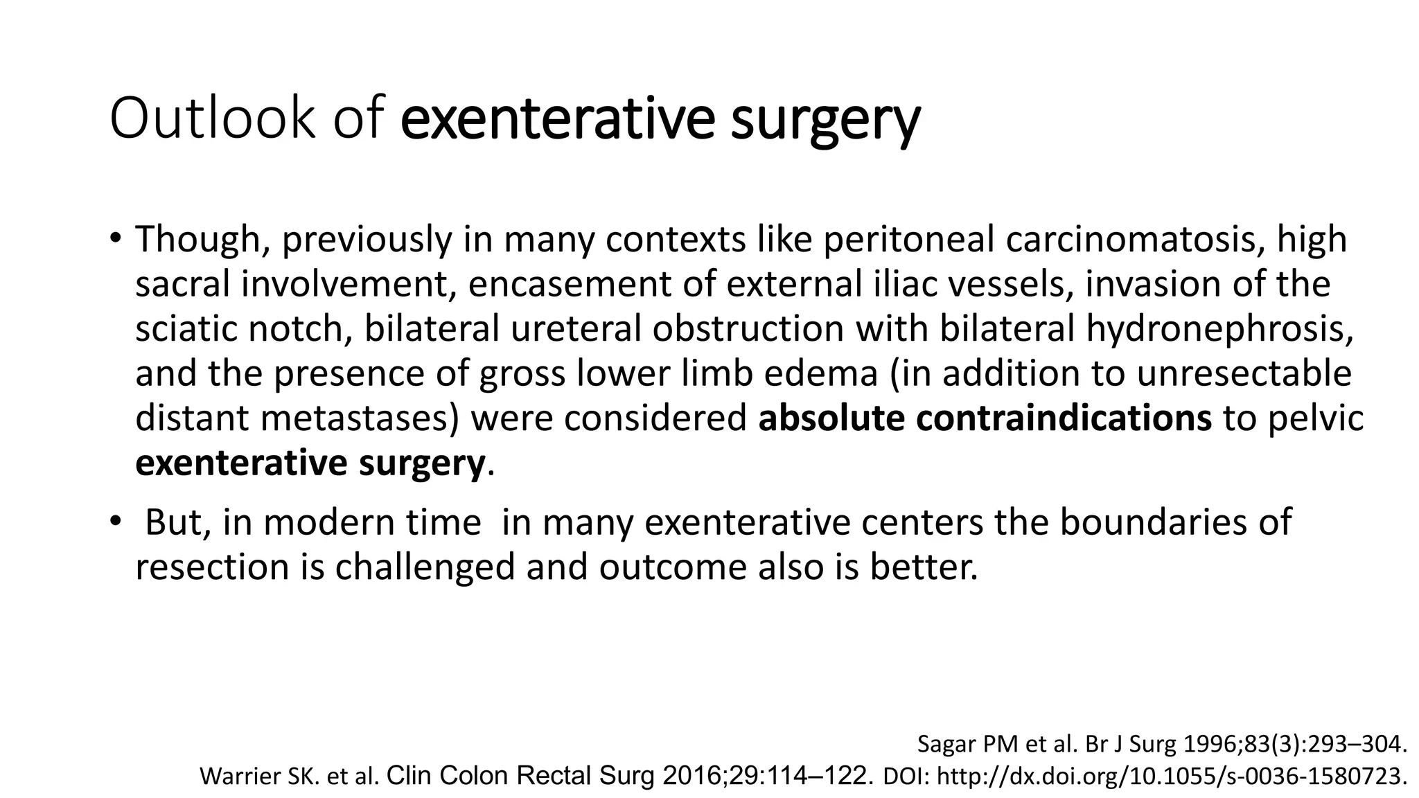 Recurrent rectal cancer | PPT
