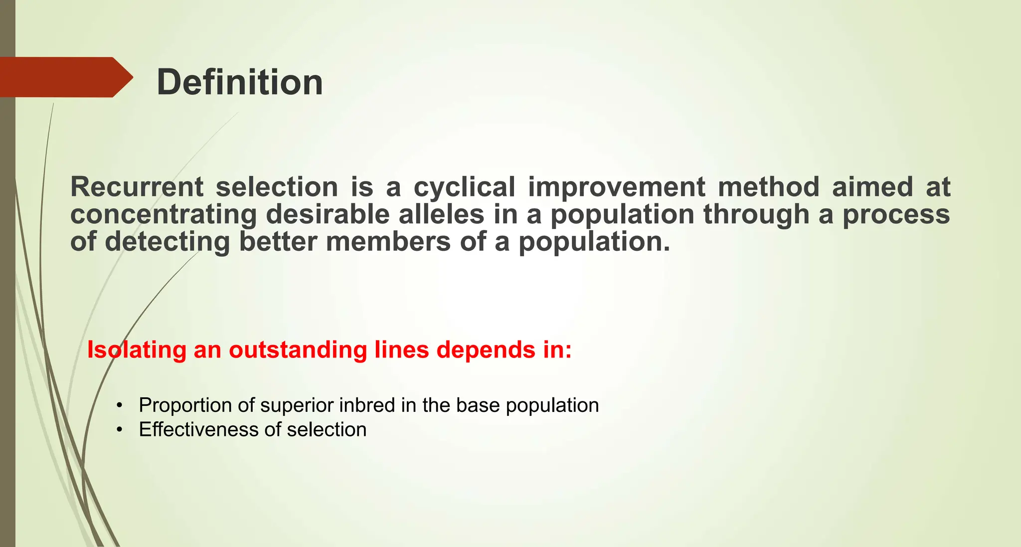 recurrent selection and its application in self pollinated crop.pptx ...