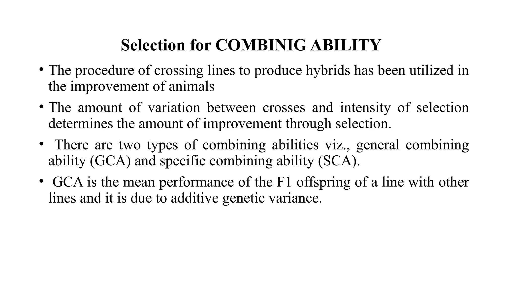 Recurrent Selection And Reciprocal Recurrent Selection Pptx