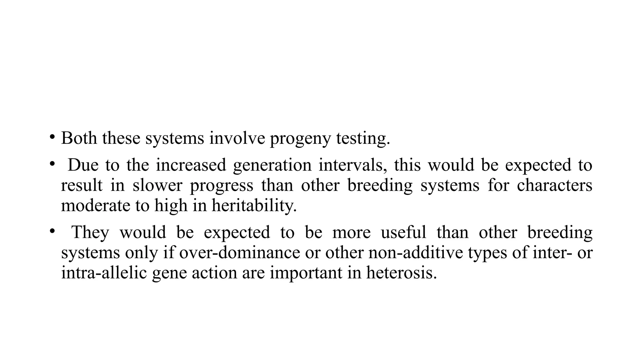Recurrent Selection And Reciprocal Recurrent Selection Pptx