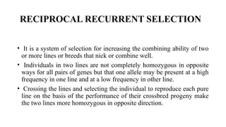 Recurrent_Selection and reciprocal recurrent selection.pptx