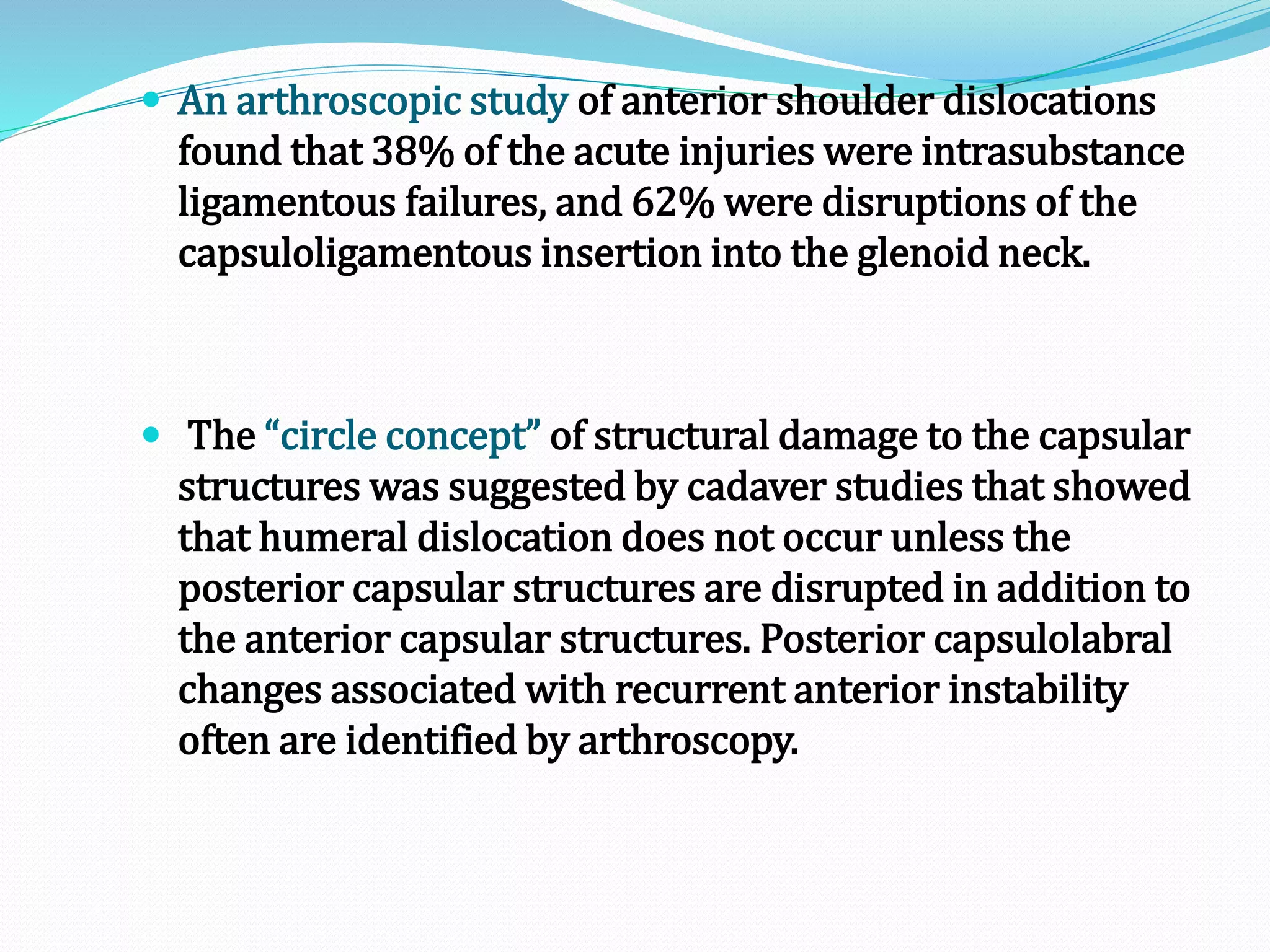 Recurrent Shoulder Dislocation | PPTX