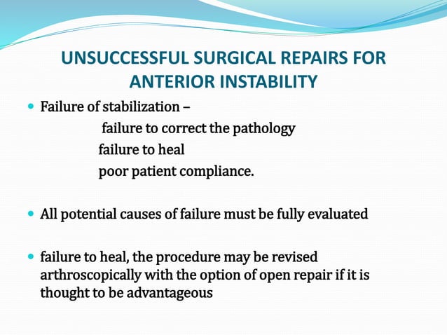 Recurrent Shoulder Dislocation | PPTX